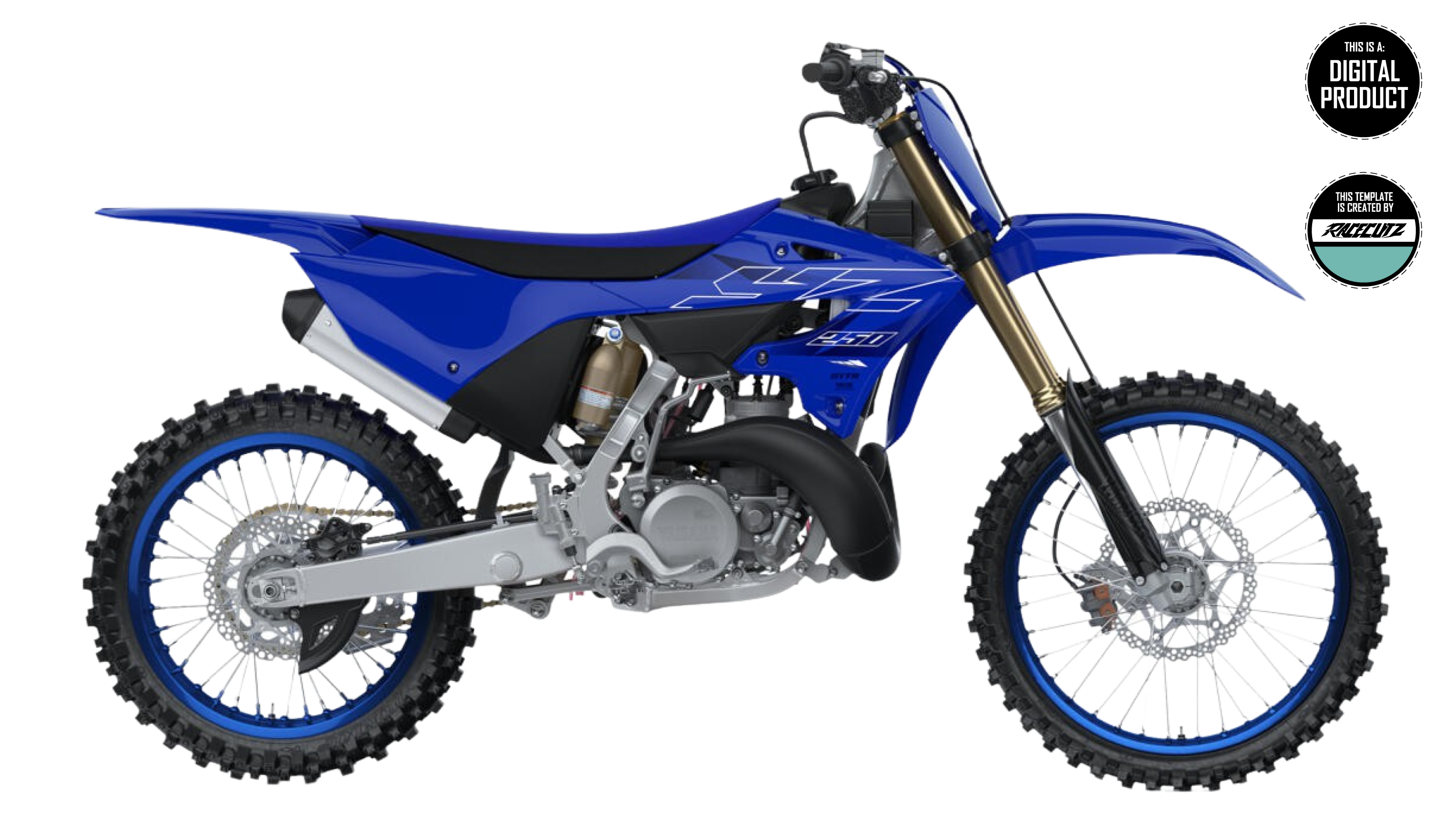 YAMAHA YZ 125&250 2022-2026 - FRAME TEMPLATE – RaceCutz